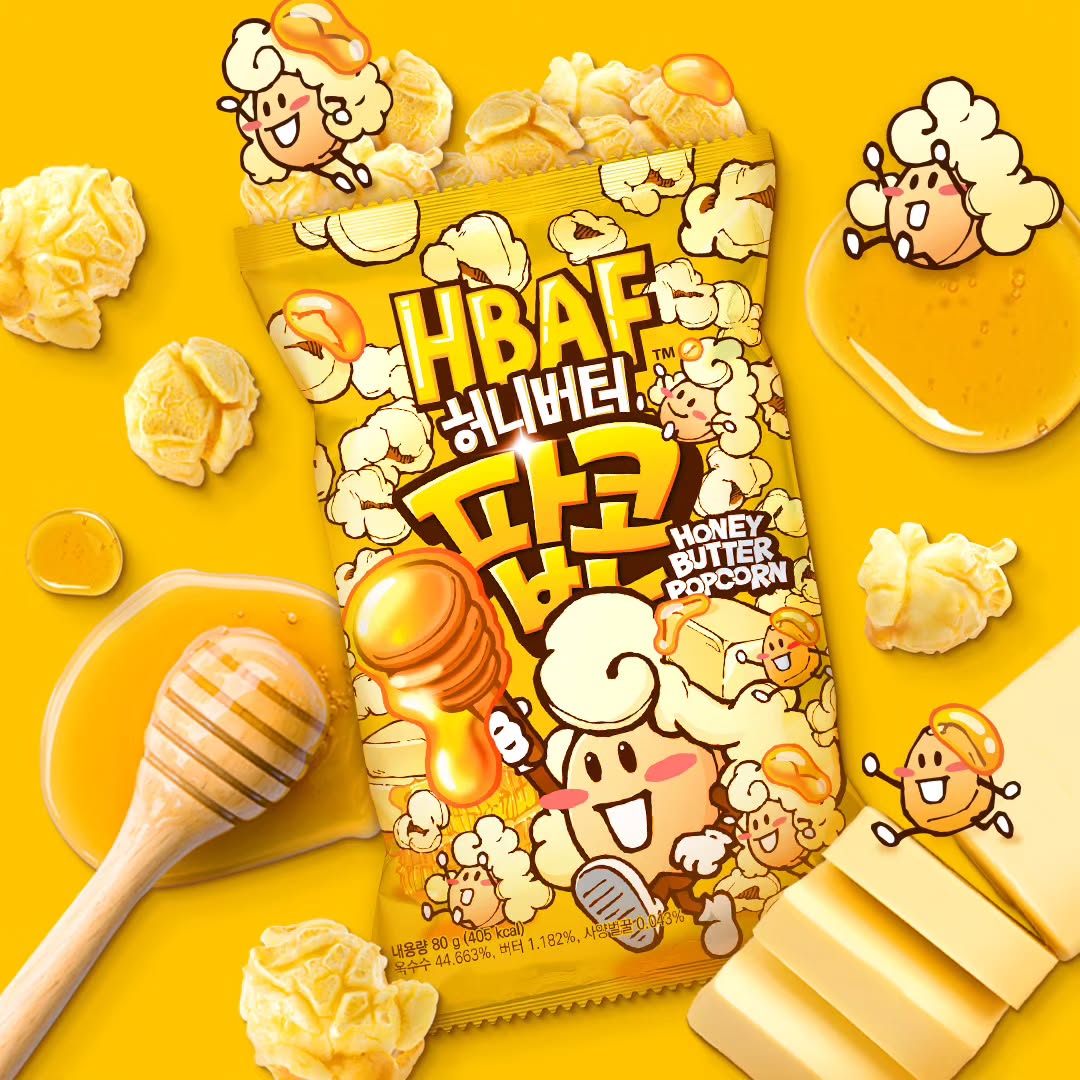 [HBAF] Popcorn (Honey Butter Flavor) 80g – New World Mart
